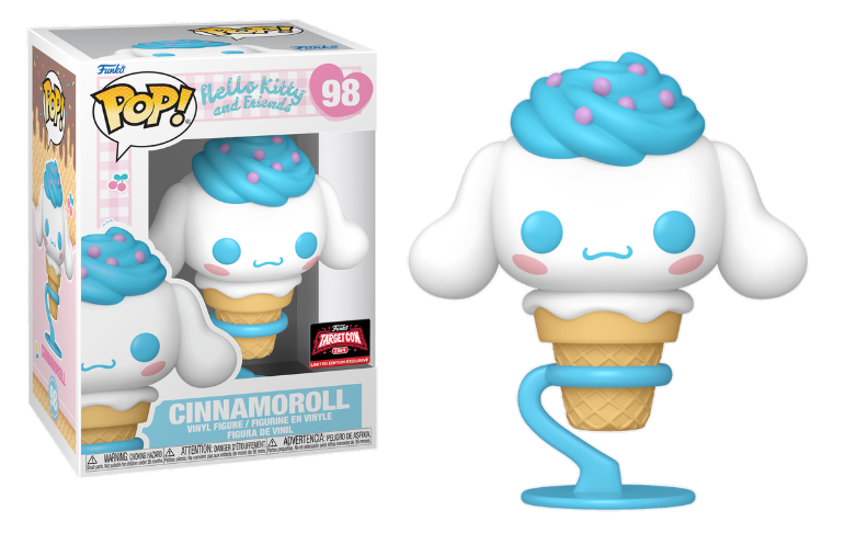 Hello Kitty Cinnamoroll as Ice Cream Cone Targetcon 2025 Pop Vinyl ...