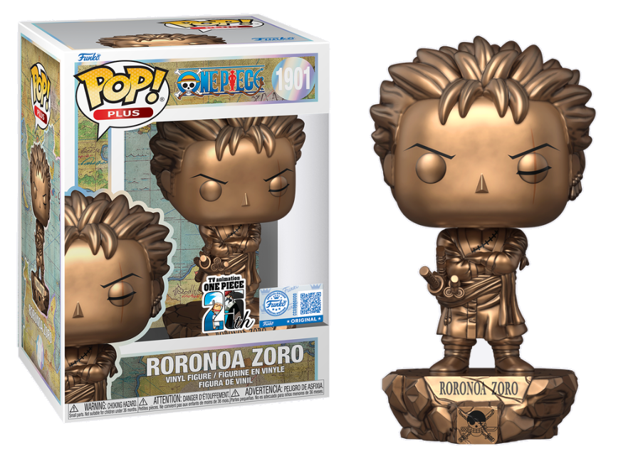 One Piece Luffy & Zoro Statue (Bronze) Funko Shop Pop Vinyl – Arcane ...