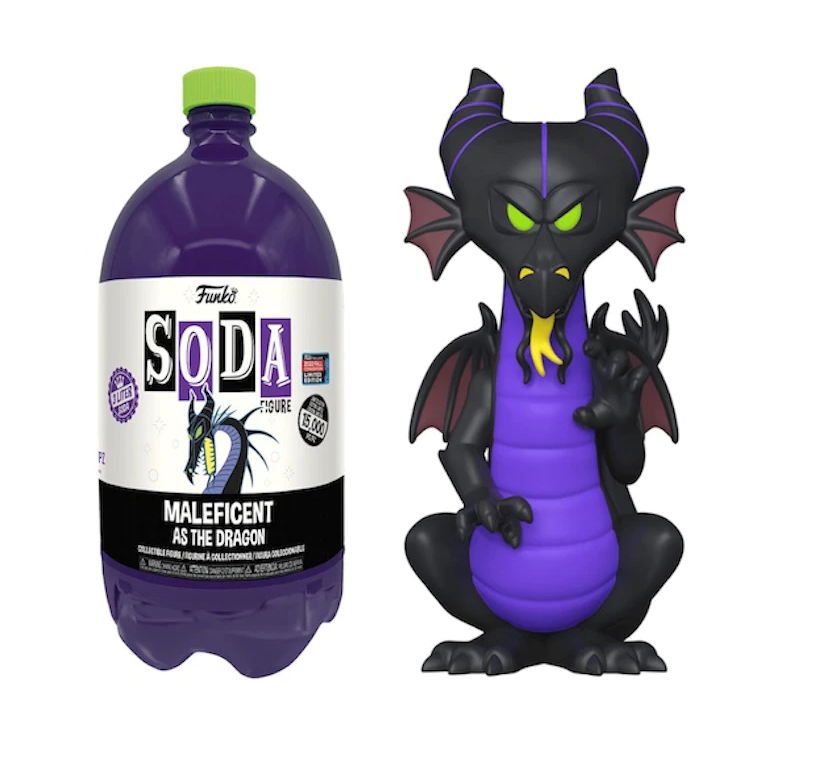 Disney Maleficent Dragon NYCC 2022 3L Soda Vinyl Bottle – Arcane ...